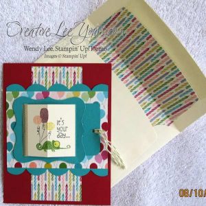Lizzard Birthday Pull Card - Creativelee Yours