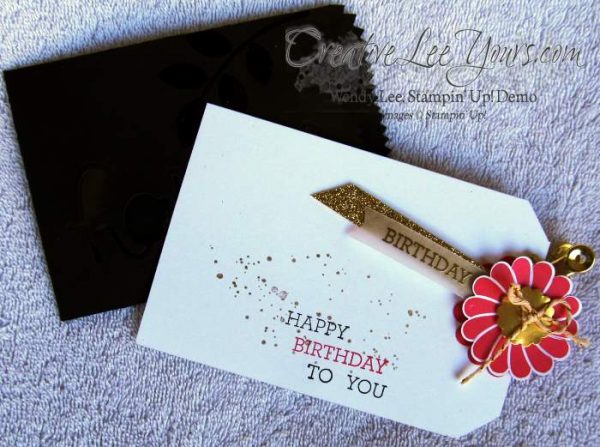 Happy Birthday Treat Bag Pull Card - Creativelee Yours