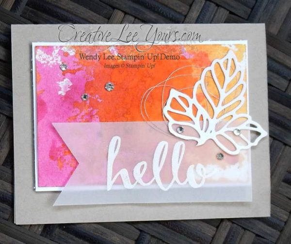 Watercolor Hello - Creativelee Yours