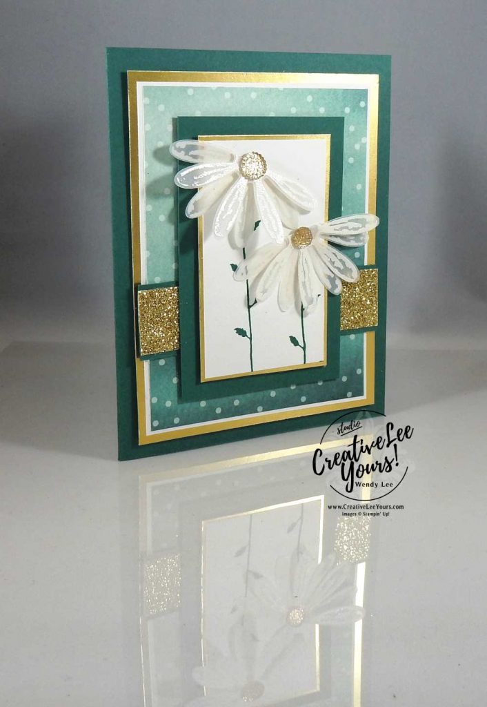 Embossed Daisies - Creativelee Yours