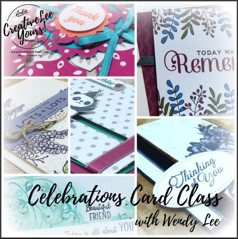 Introducing the Celebrations Card Class - Creativelee Yours