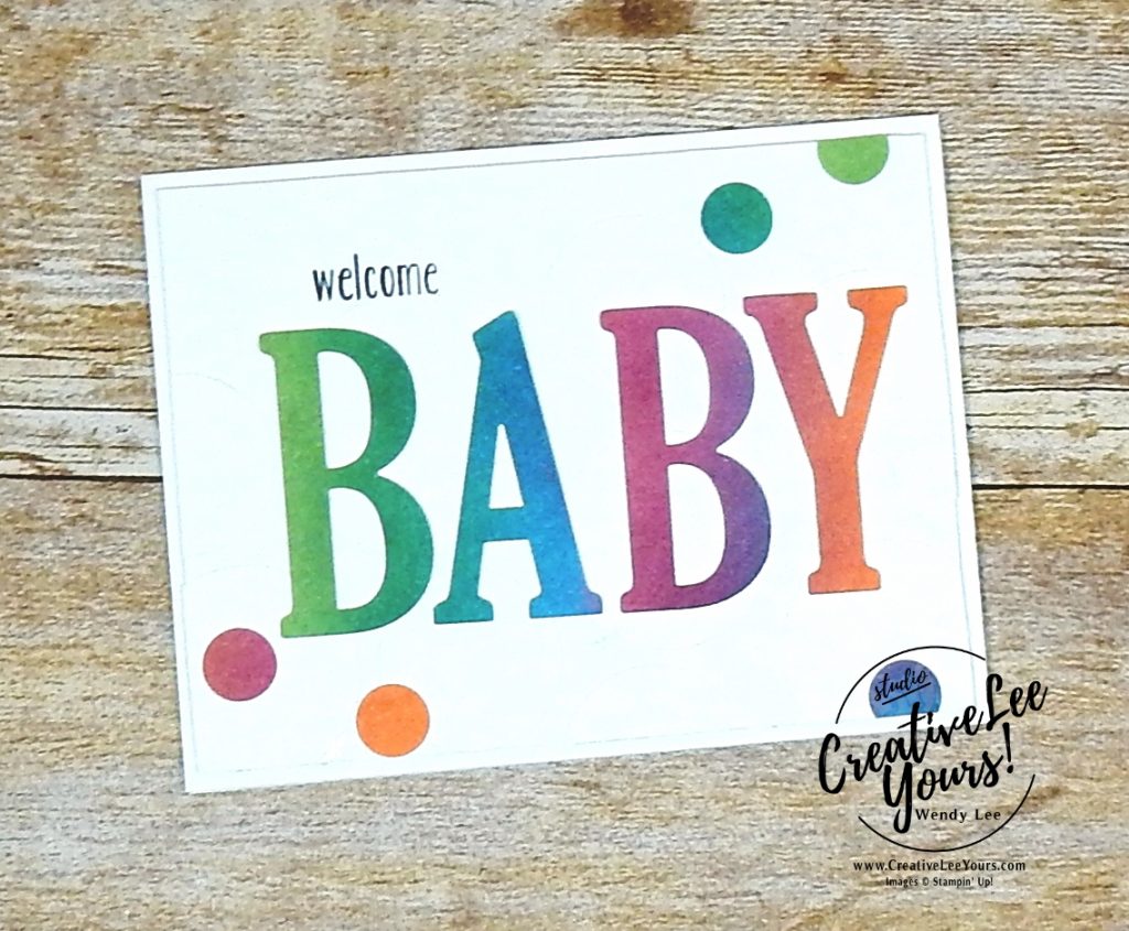 Welcome Baby - Creativelee Yours
