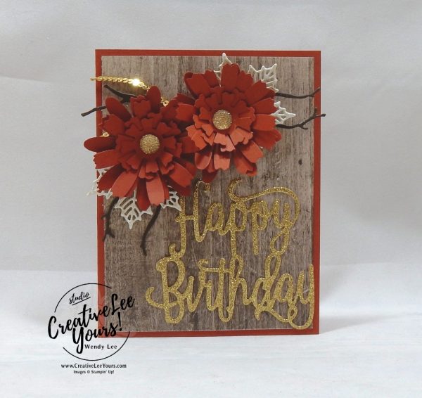 Fall Birthday Flowers-Printable Tutorial - Creativelee Yours