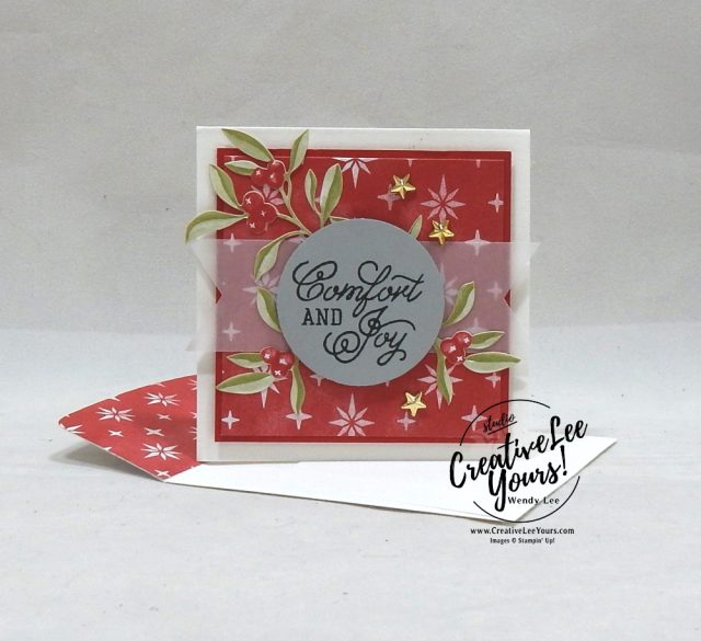 Comfort & Joy Notecard (Printable Tutorial) - Creativelee Yours