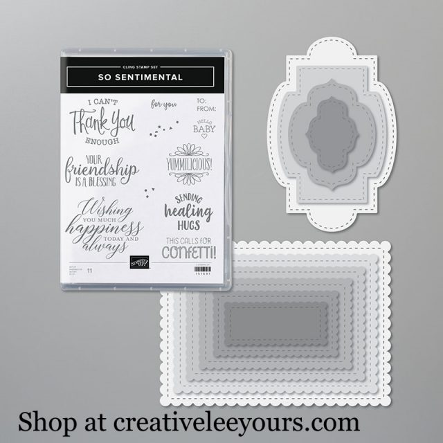 So Sentimental Bundle-Stampin' Up! Video - Creativelee Yours