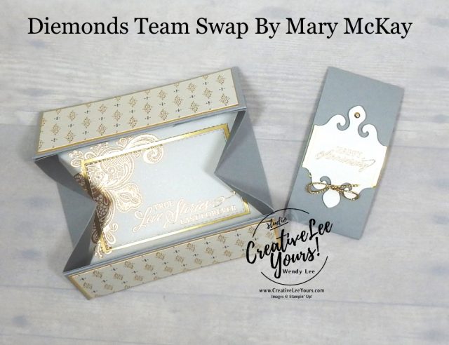 Anniversary Box Card Fun Fold - Creativelee Yours