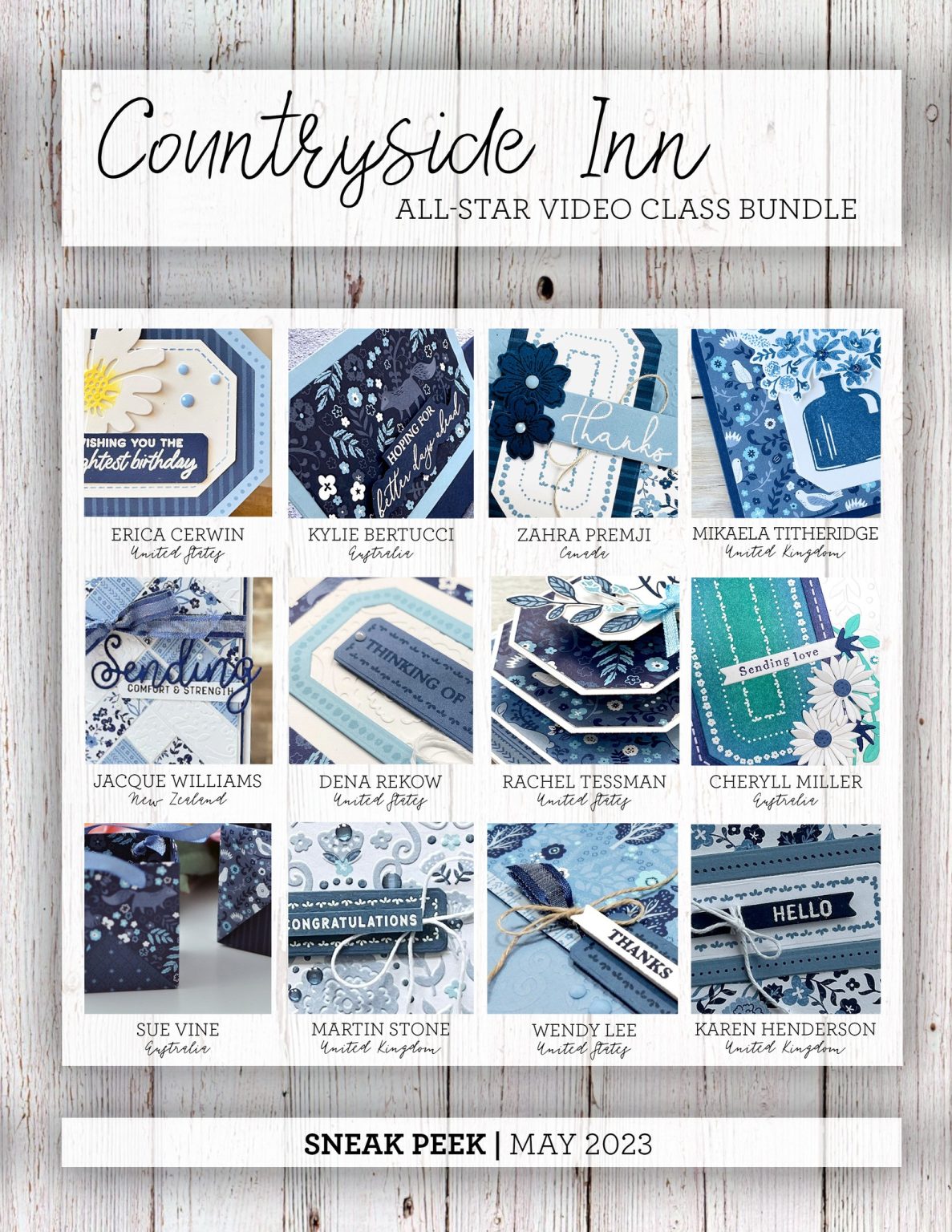 All Star Tutorial Bundle Design Team Blog Hop May 2023 Countryside ...