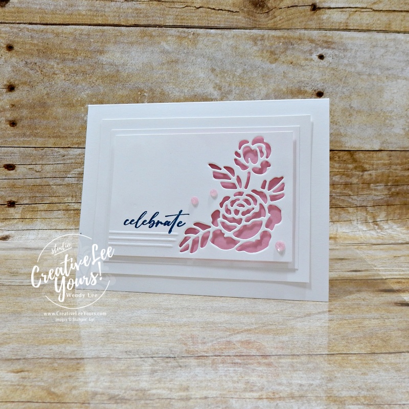 Elevate Your Cardmaking: Simple White Layered Card with a Pop of Color ...