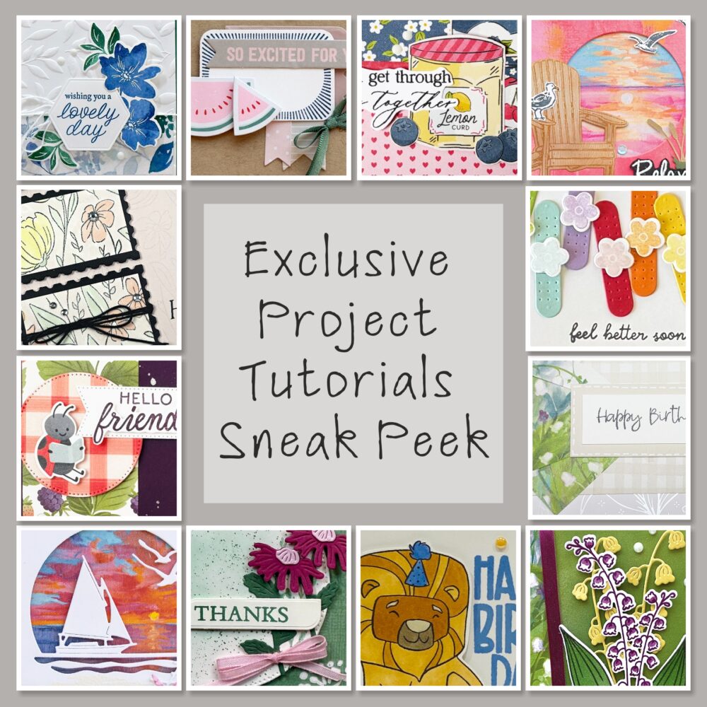 Sunset Coast Card Tutorial: Let Your Designer Paper Do the Work (Video ...